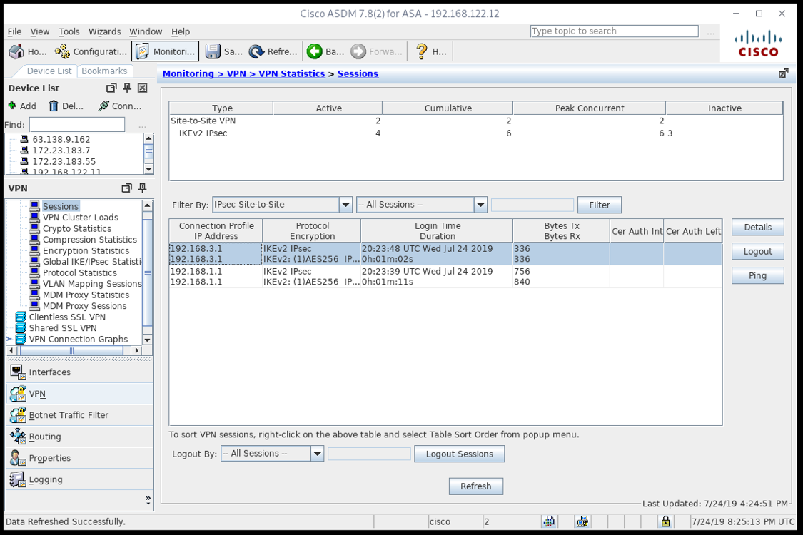 Troubleshooting a CISCO ASA with ASDM