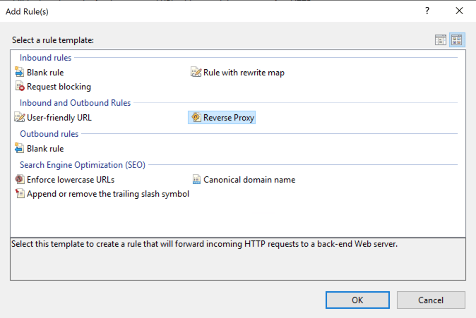 Reverse Proxy Tomcat with Internet Information Server